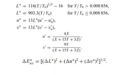 色差计算进化史 _讨教号